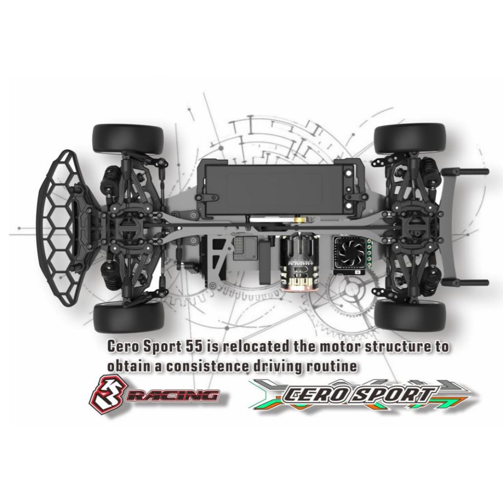 Khung xe onroad/Touring 3racing CERO SPORT 55 STRUCTURE | Shopee Việt Nam