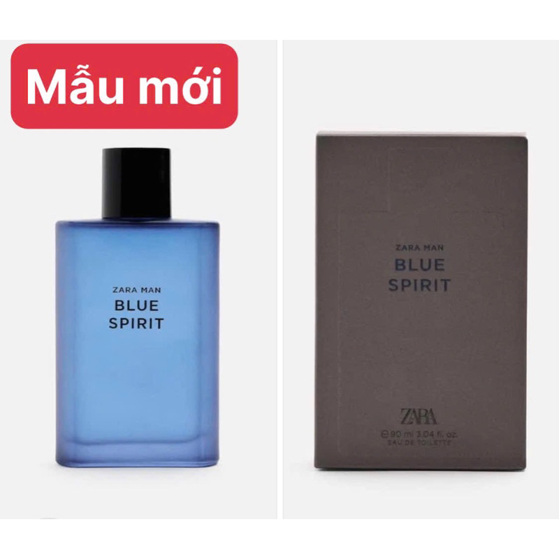 Nước hoa zara nam Blue Spirit chai 12ml- 40ml- 90ml | Shopee Việt Nam