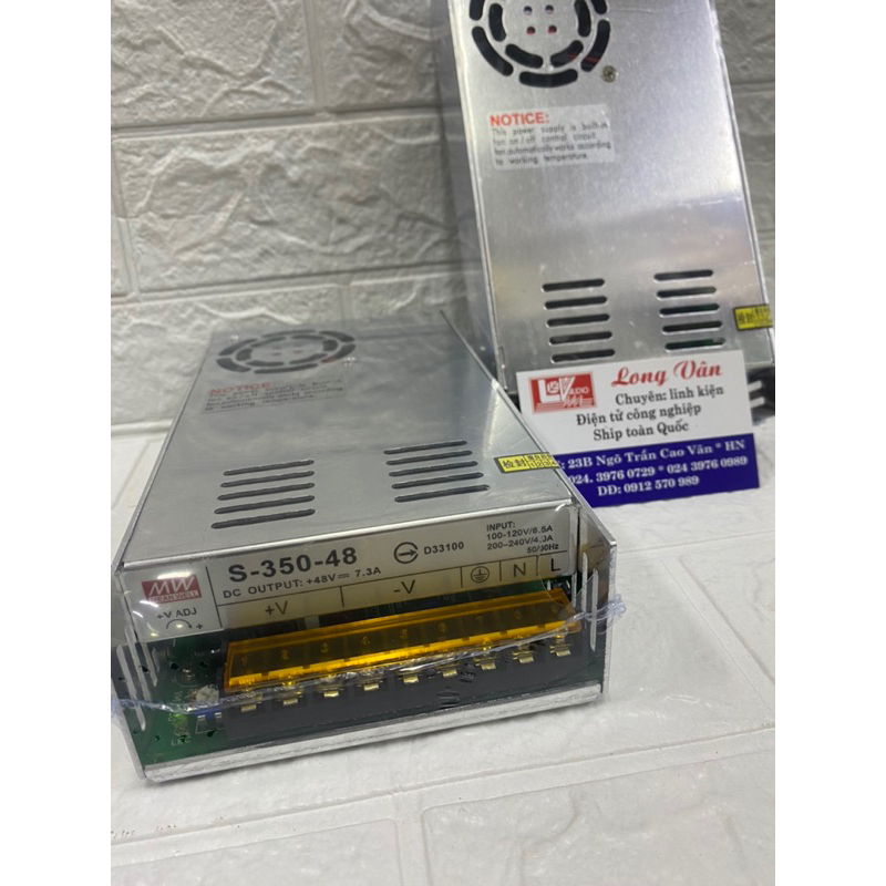 Nguồn Meanwell S-350-48 ( Nguồn tổ ong 48v-7,3A ) | Shopee Việt Nam
