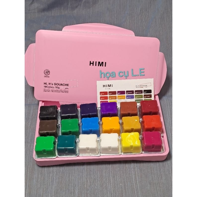 GOUACHE 30ml 18+24+56 màu HIMI.MIYA | Shopee Việt Nam
