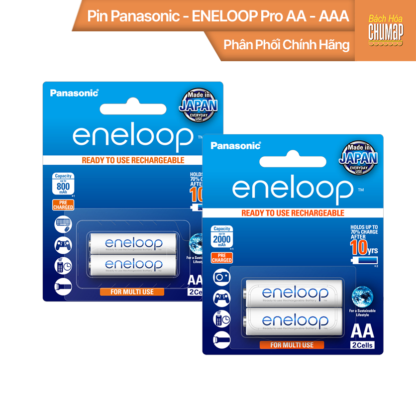 Pin Panasonic - Eneloop AA / AAA - Chính Hãng | Shopee Việt Nam