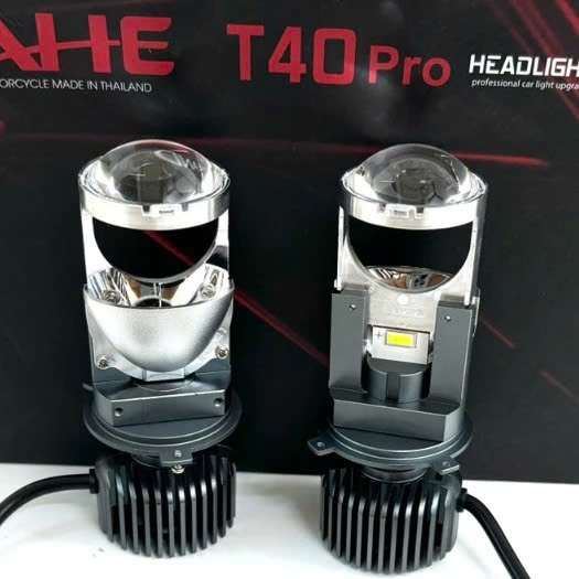 Pha led bi cầu mini T40 Pro bản nâng cấp, mẫu mới nhất 2024 chân H4 ...