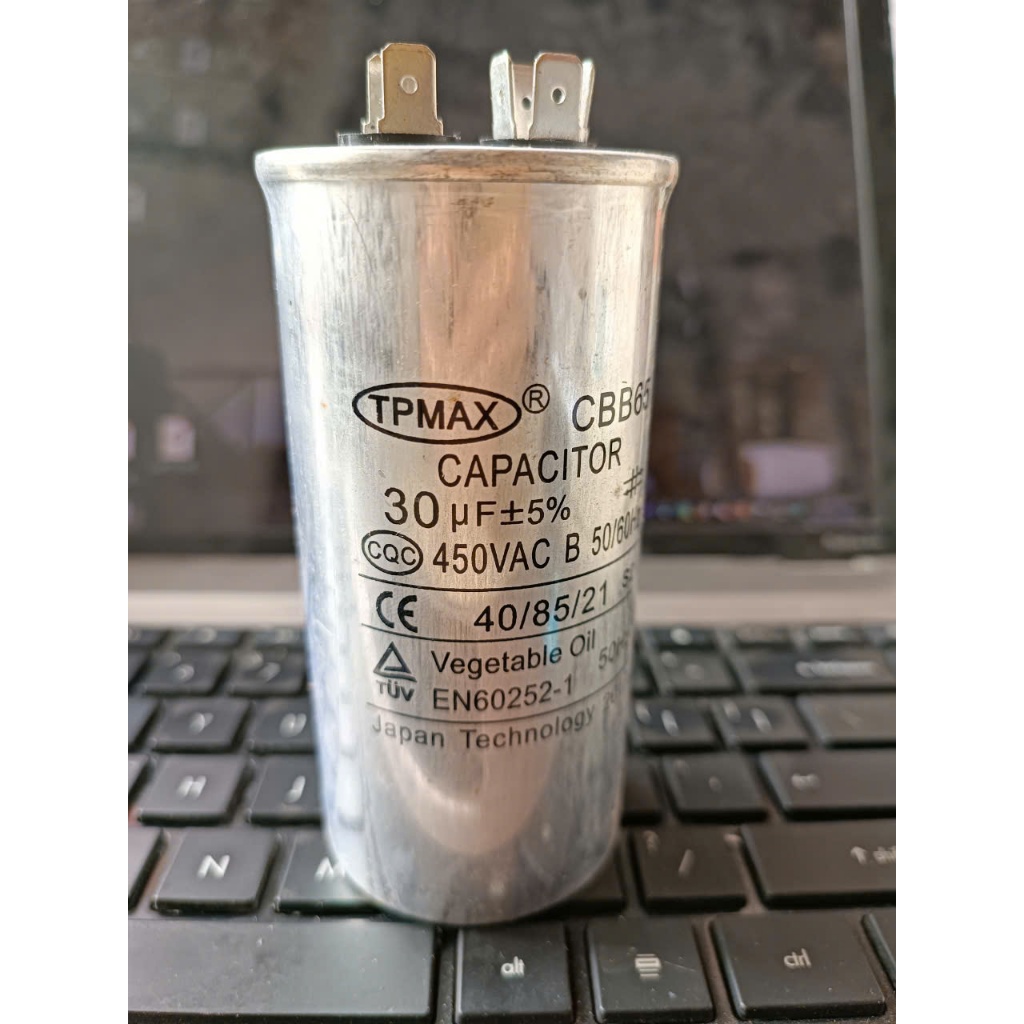 Tụ điện 30MF 2 chân hàng chất lượng cao, tụ điều hòa 450VAC | Shopee Việt Nam
