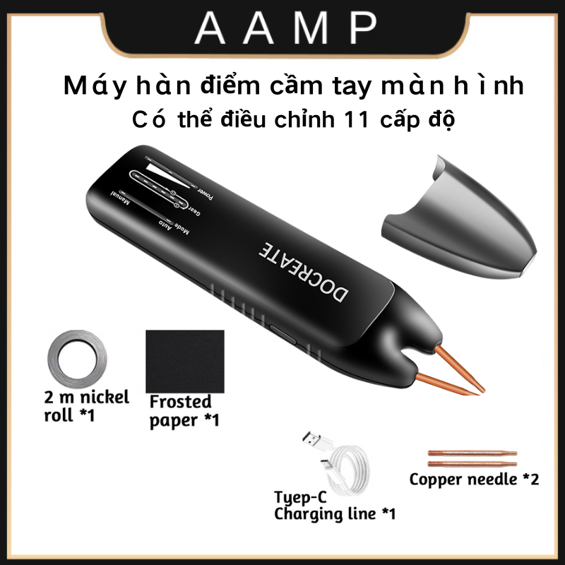 Máy hàn điểm pin di động,Máy hàn pin cầm tay,Máy hàn mạ kẽm 18650,Màn ...