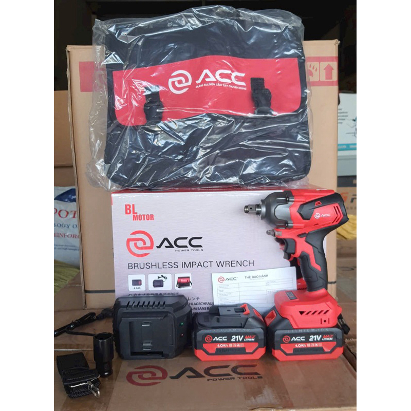 [Hàng Chính Hãng] Máy Siết Bulong ACC AC350 Lực Siết 350NM Không Chổi Than | Shopee Việt Nam