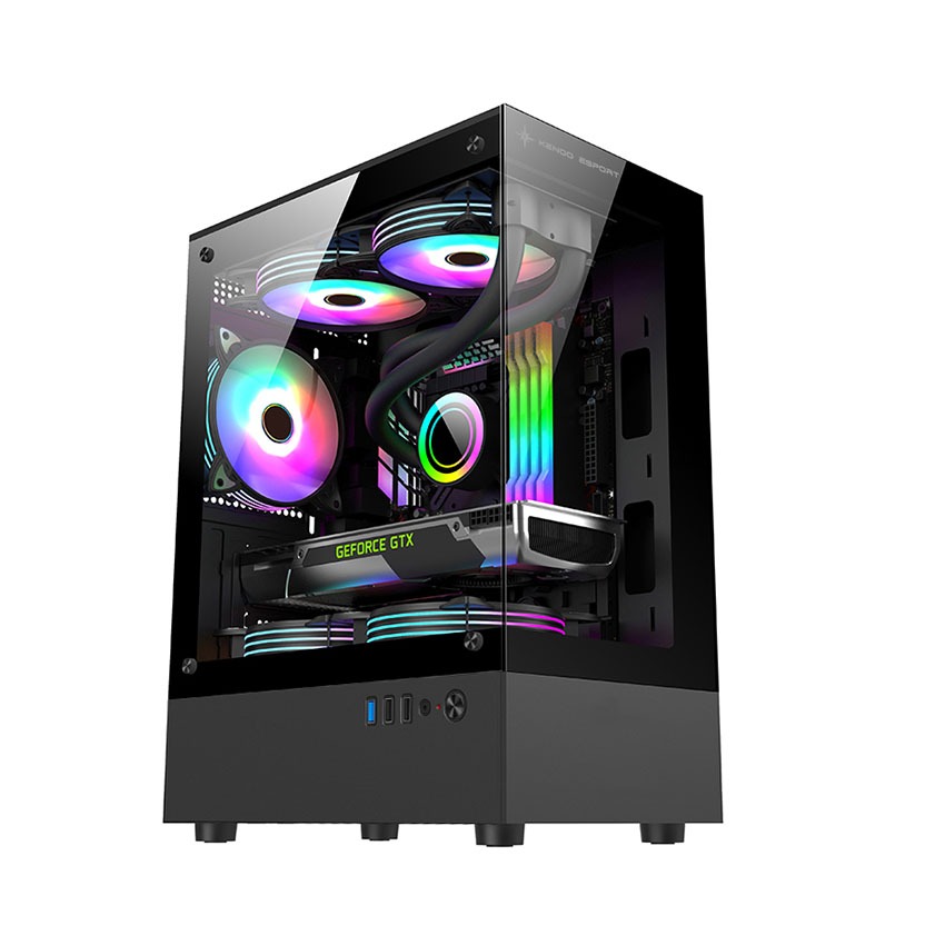 Vỏ case Kenoo MK100 kích thước nhỏ gọn M-ATX dạng bể cá vô cực | Shopee ...
