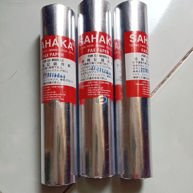 Giấy fax nhiệt ITOCHO/SAHAKA a4-210 ( 50 cuộn/ thùng) | Shopee Việt Nam