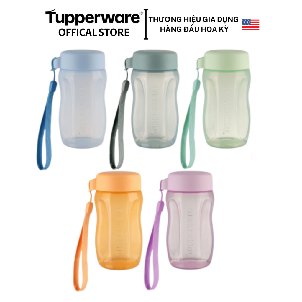 Bình nước Tupperware Eco Bottle Gen II 310ml nắp vặn - Bảo hành trọn đời - Nhựa nguyên sinh, an ...