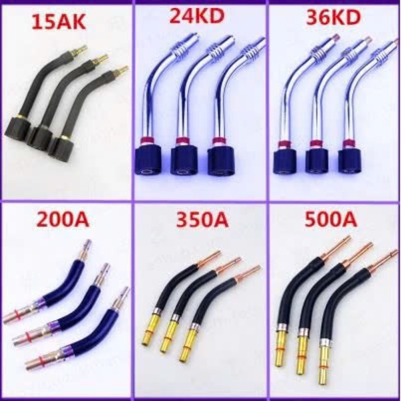 Cổ cong súng hàn MIG 15AK-25AK-24KD-36KD-T200–350A-500A | Shopee Việt Nam