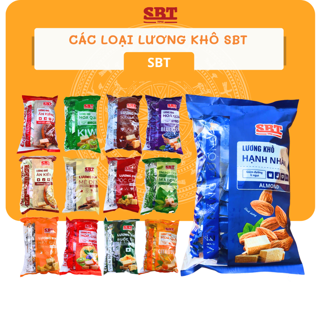 Tổng Hợp Các Loại Lương Khô Mini SBT 13 Vị - Thơm Ngon, Ít Đường - Túi 500g - Thương Hiệu SBT ...