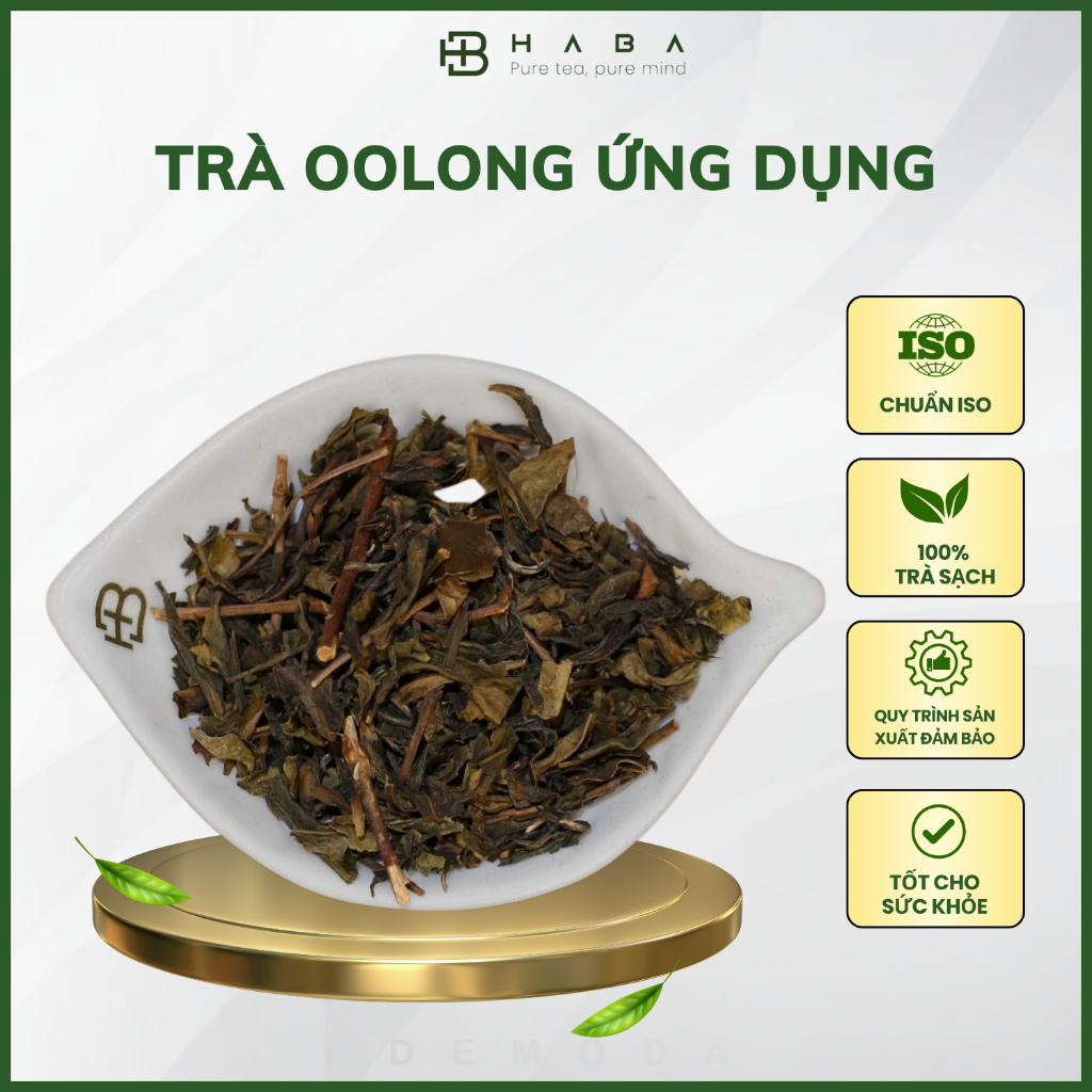 Trà Oolong Ứng dụng HABA nguyên liệu pha chế trà và trà sữa 100% lá trà ...