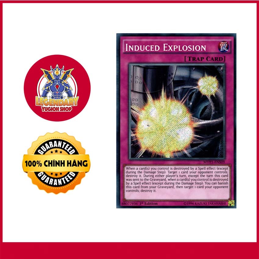 [Thẻ Bài Yugioh Chính Hãng] Induced Explosion | Shopee Việt Nam