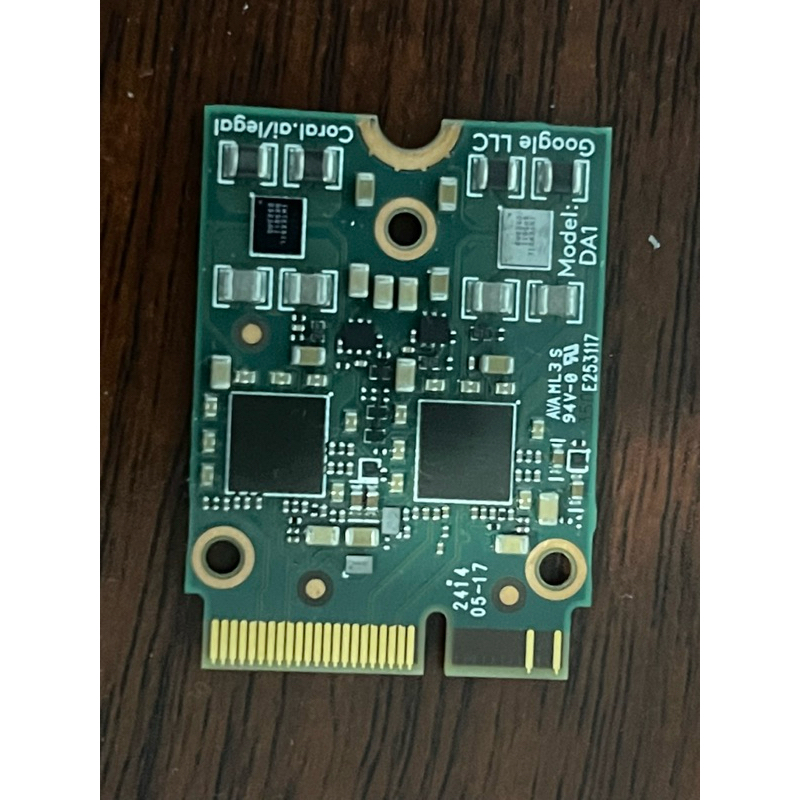 Google Coral TPU Dual Edge - hai bộ xử lý Edge TPU, giao thức M2 E Key ...