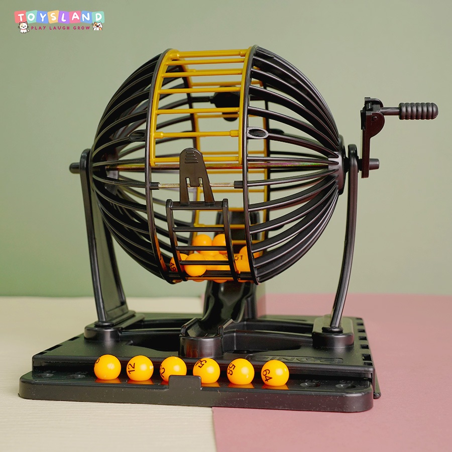 [Tết 2025] Bộ đồ chơi lồng quay lô tô Bingo kèm 90 số 24 phiếu ...