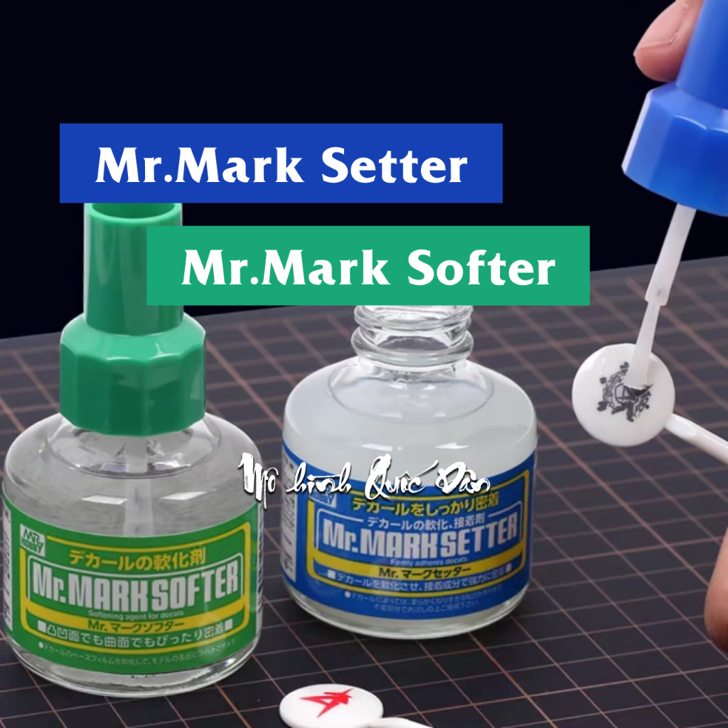 Dung dịch dán & làm mềm decal nước Mr Mark Setter - Mr Mark Softer | MR ...