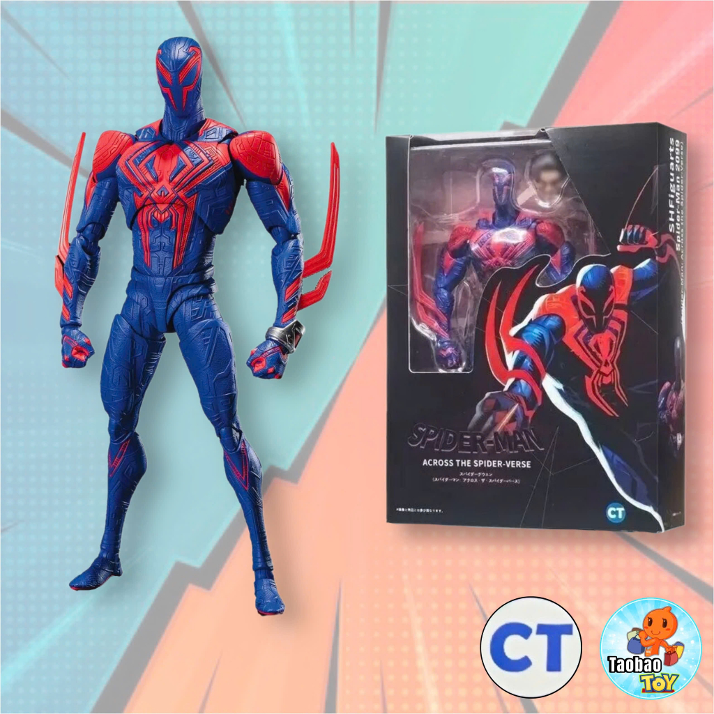 Mô Hình CT SHF Spider Man 2099 Spider-Man Across The Spider Verse Bootleg | Shopee Việt Nam