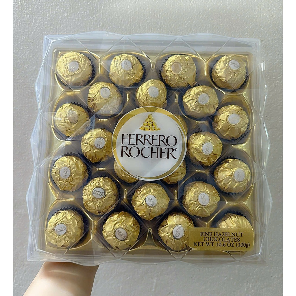 Socola Ferrero Rocher Chocolate 24 viên. EXP: 15/ 02/ 2025. | Shopee ...