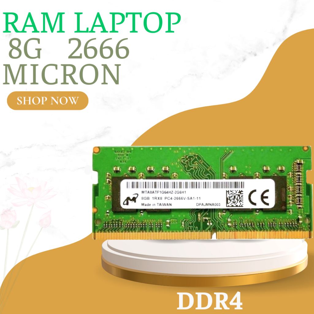 Ram Laptop DDR4 8G 2666MHz Micron | Shopee Việt Nam