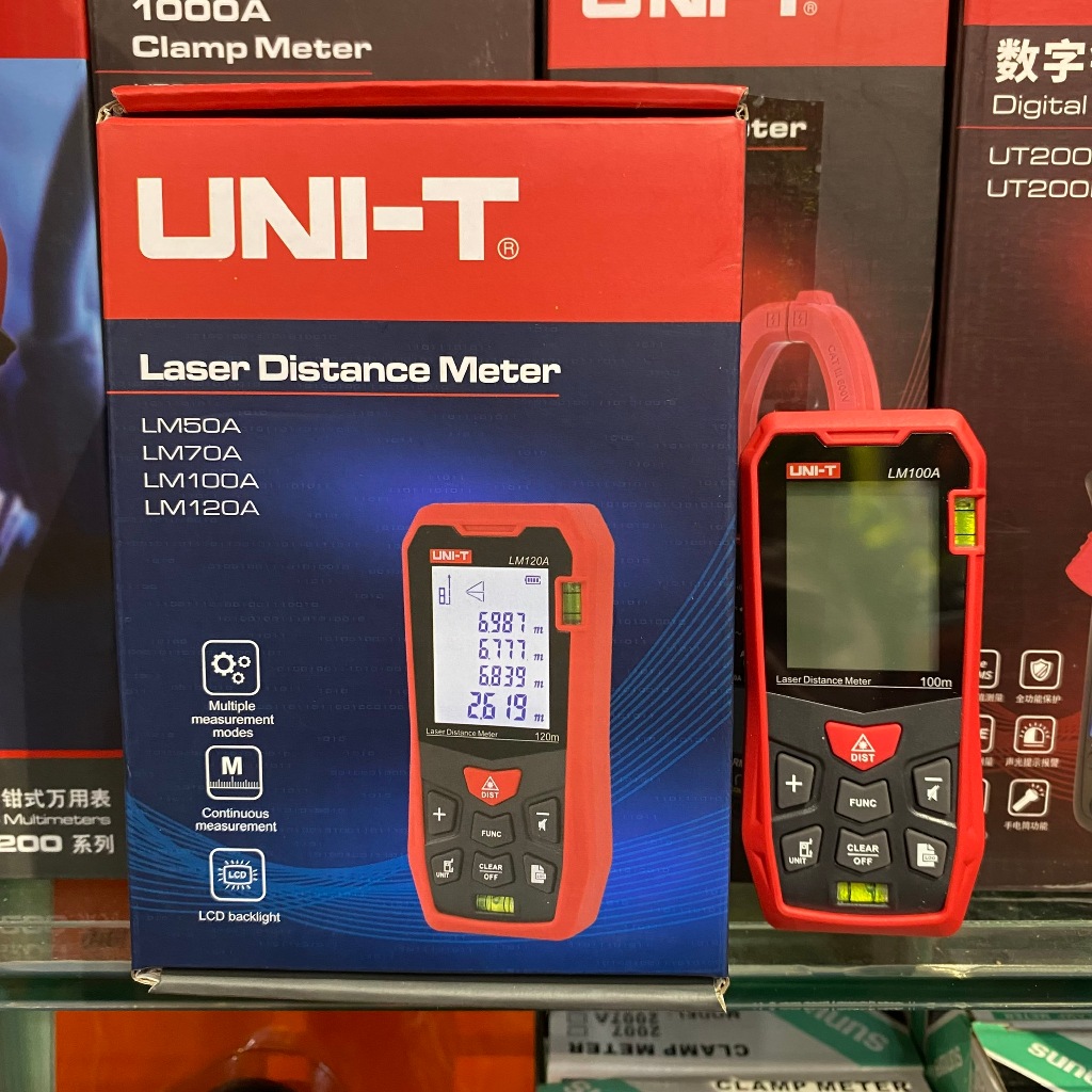 Máy Đo Khoảng Cách Bằng Laser [CHÍNH HÃNG] Uni-T LM50A LM70A LM100A - TIA ĐỎ VÀ TIA XANH CHÍNH ...