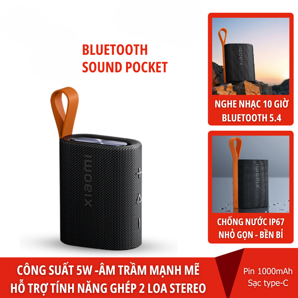 Loa Bluetooth XM Sound Pocket | Shopee Việt Nam