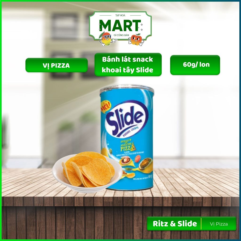 Snack Slide Scallop & Abalone Pizza 60GR | Shopee Việt Nam