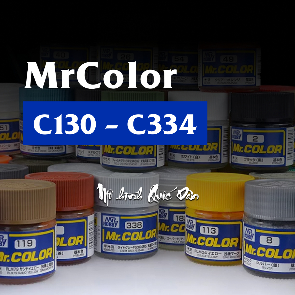 Sơn Mr.Color C130 - C334 | Sơn gốc dầu | Sơn Mô Hình Quân sự | Sơn mô ...