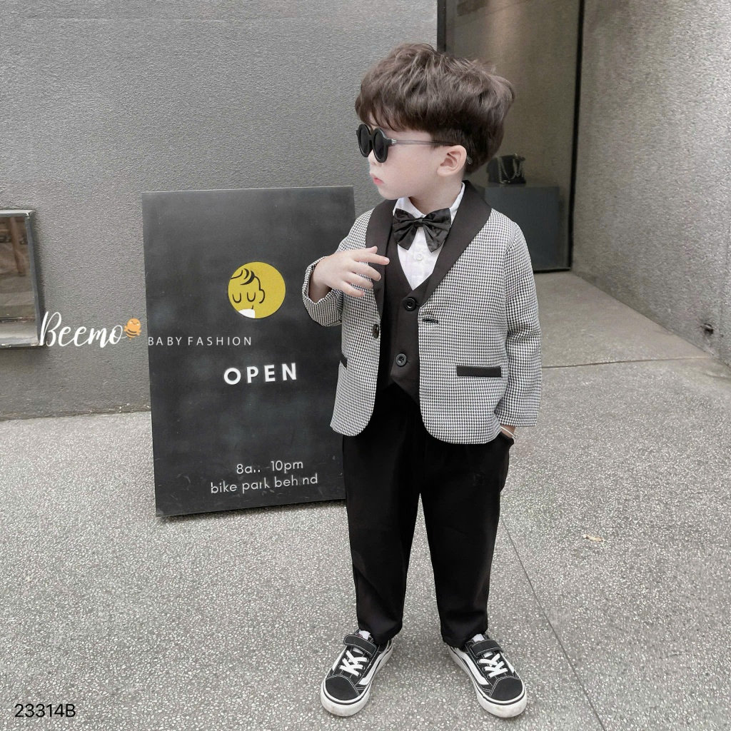 Set Vest Gile Công Tử 5 Chi Tiết Chất Liệu Vải Chéo Hàn, Chéo Họa Tiết ...