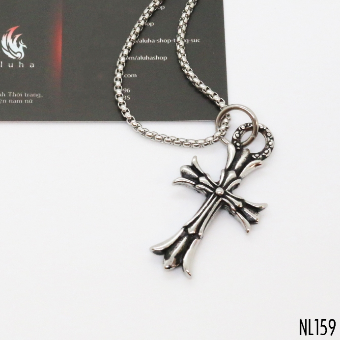 Dây chuyền Titan Chrome Heart Double Cross (2 mặt giống nhau) - NL159 ...