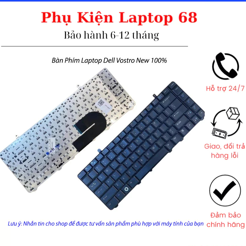 Bàn Phím Laptop Dell Vostro A840 A860 1088 1014 1015 PP37L PP38L New ...