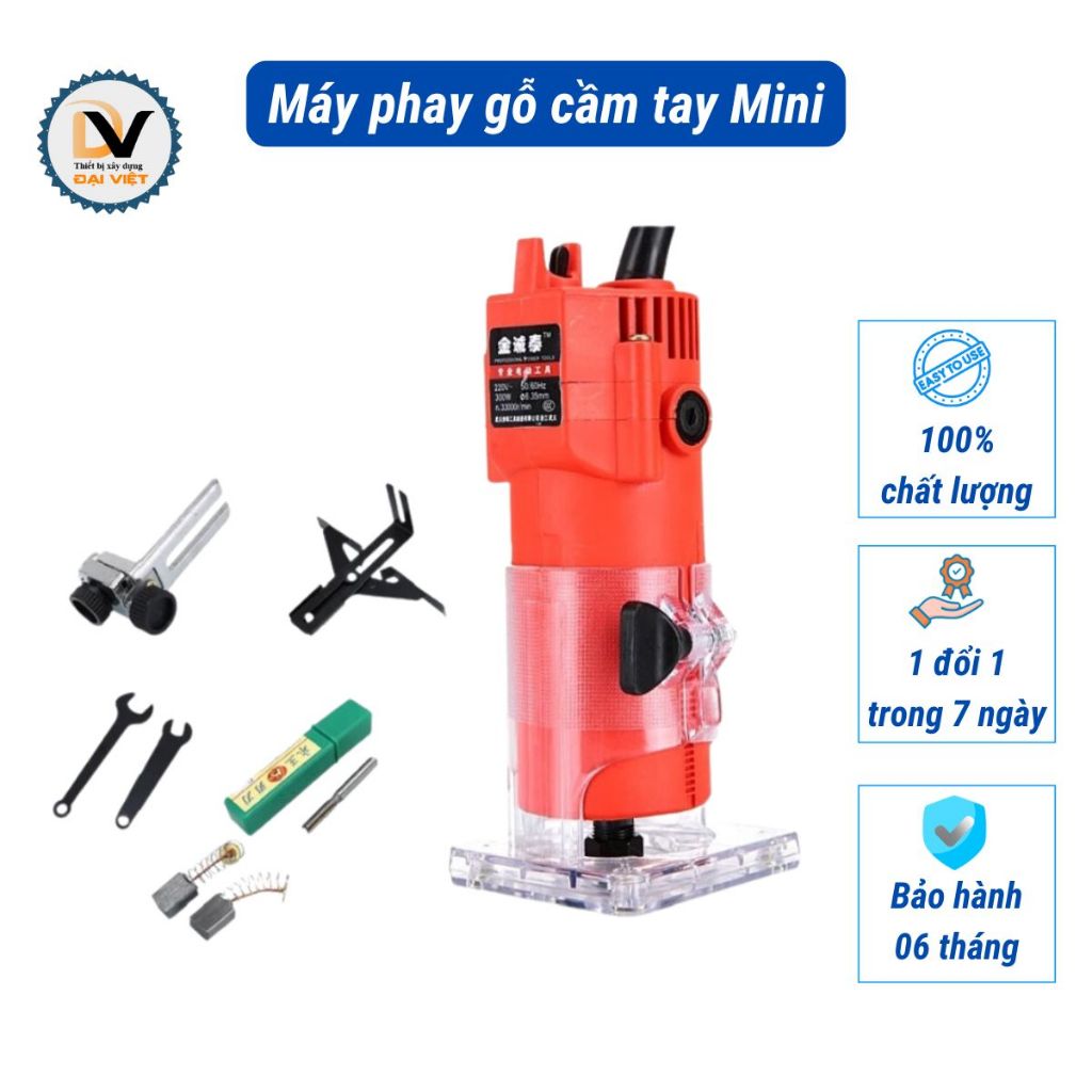 Máy phay gỗ cầm tay Mini - Tặng kèm mũi phay | Shopee Việt Nam
