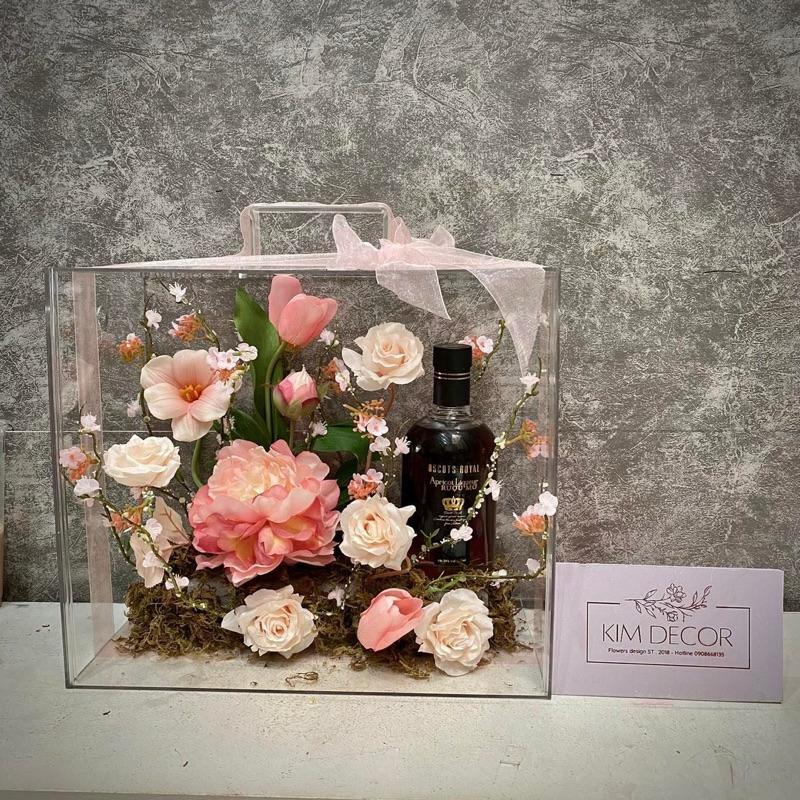 vali hoa lụa size to 37x32x20cm | Shopee Việt Nam