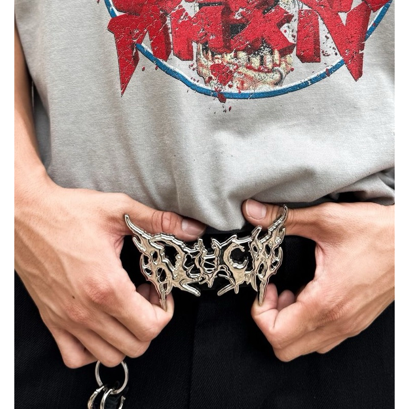 Dây thắt lưng METAL DESTROY Logo - BLACKORP - belt/ dây nịt da/ Unisex ...