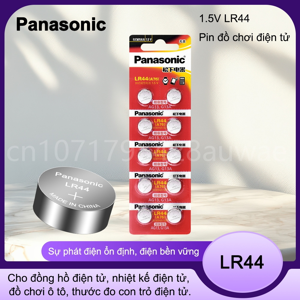 Pin LR44 Panasonic AG13 A76 SR44 Chính Hãng Thay Máy Tính Casio ...