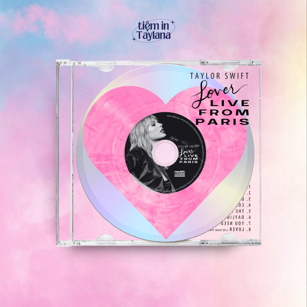 Taylor Swift - Lover (Live From Paris) - CD Version | Shopee Việt Nam