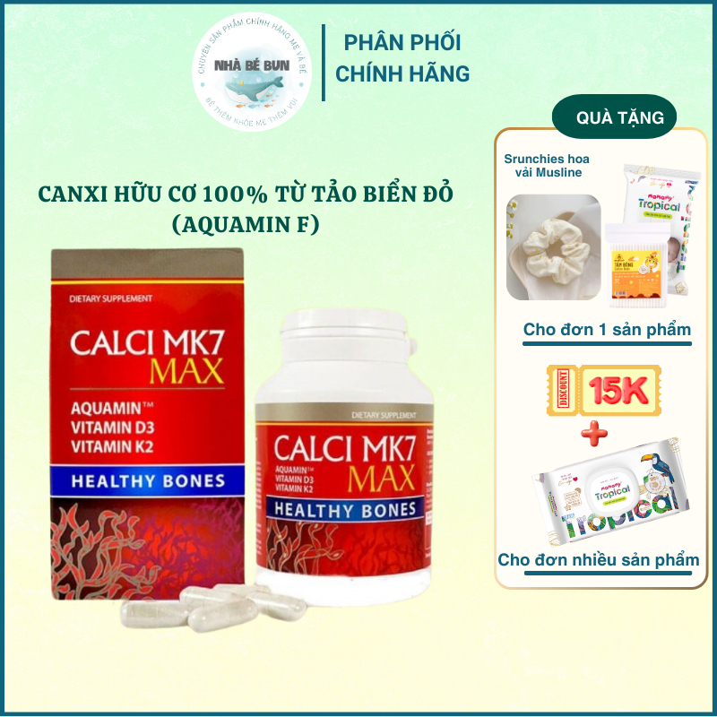 Canxi tảo biển MK7 Max – Canxi hữu cơ cho mẹ sau sinh, phát triển chiều ...