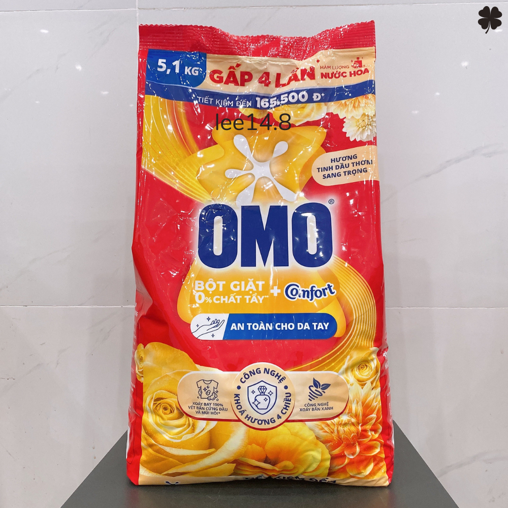Bột giặt Omo Comfort Tinh dầu thơm 5,1kg | Shopee Việt Nam