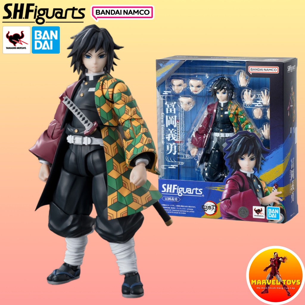 Mô Hình Chính Hãng SHFiguarts SHF Giyu Tomioka Demon Slayer Kimetsu no ...