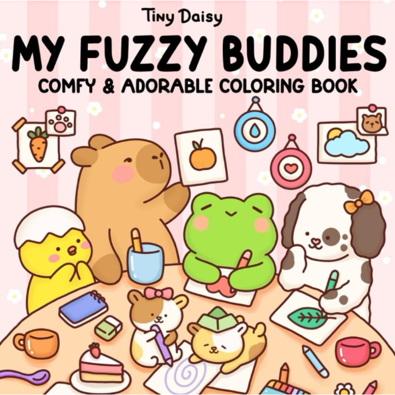 Quyển tô màu My Fuzzy Buddies by Tiny Daisy ( Chính hãng ) | Shopee Việt Nam