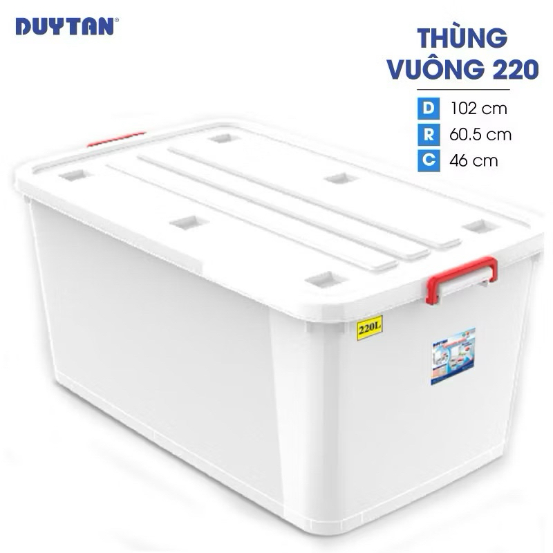Combo 5 thùng nhựa Duy Tân 220l (102x60.5x 46) | Shopee Việt Nam