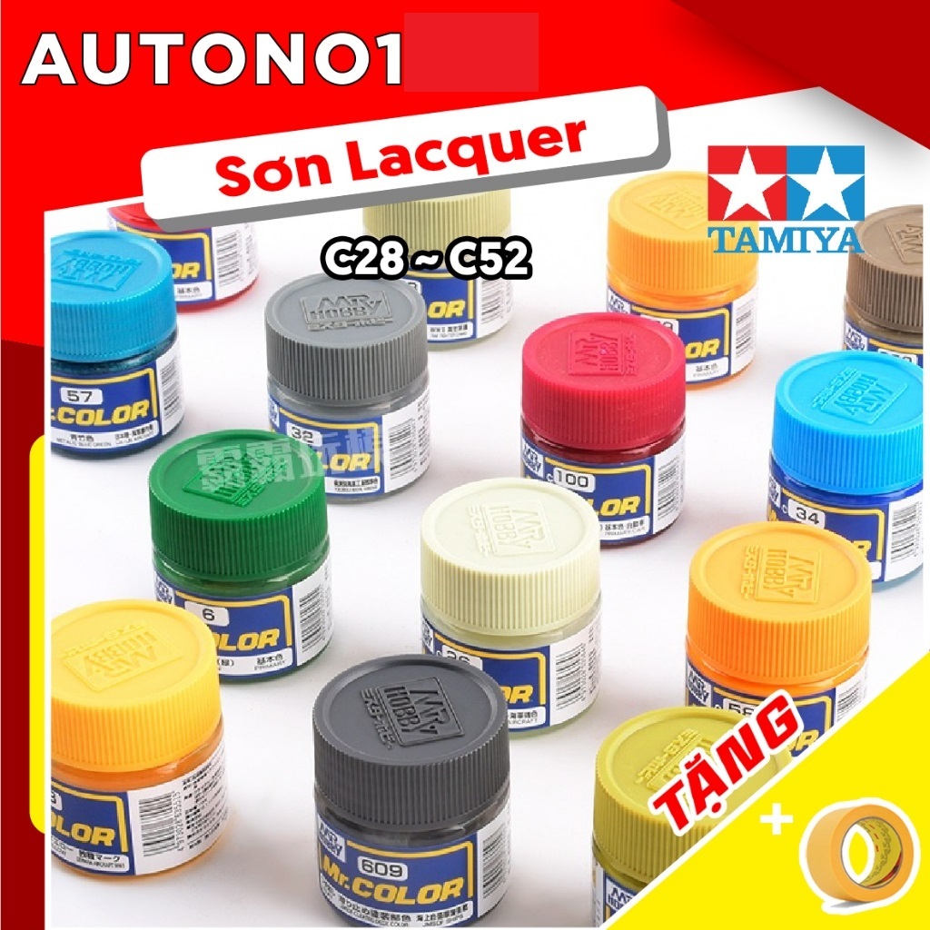 Lacquer ( C28 ~ C52 ) sơn mô hình Mr. Hobby - Mr. Color | Shopee Việt Nam