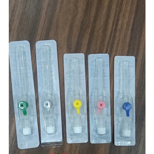 Kim luồn tĩnh mạch kim catheter tiêm truyền dịch Medisafe Wellmed Ấn Độ size số 16g 18g 20g 22g ...