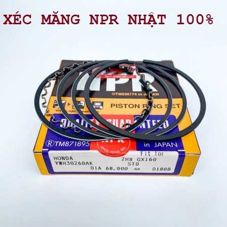 Bạc xéc măng máy GX160, GX200, GX390 NPR Nhật | Shopee Việt Nam