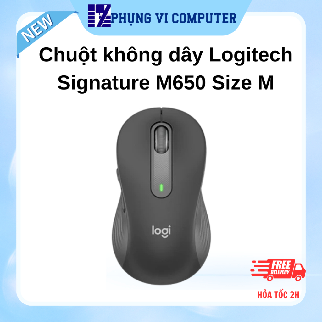 Chuột không dây Logitech Signature M650 Size M - Hàng Chính Hãng - Bảo ...
