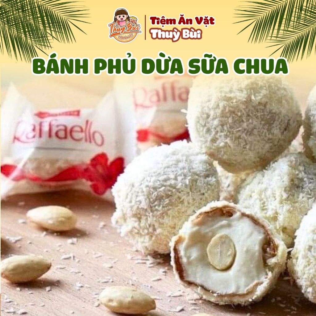 Bánh Phủ Dừa Nhân Sữa Chua Đậu Phộng, Kẹo Dừa Nhân Kem Sữa Chua, Kẹo ...