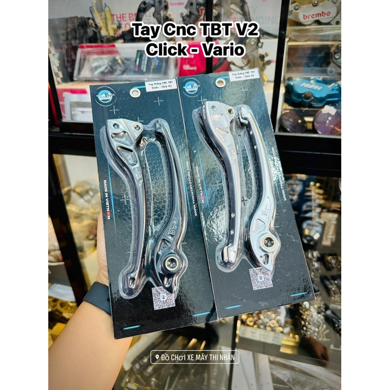 Tay thắng Cnc TBT V2 cho Click - Vario - Scoopy - Vision - Ab ...