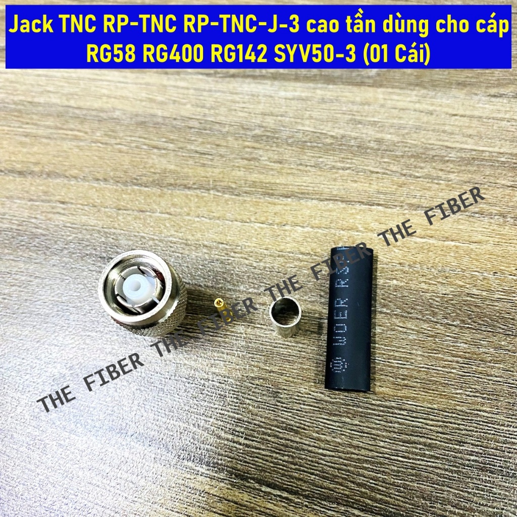 Jack TNC RP-TNC RP-TNC-J-3 cao tần dùng cho cáp RG58 RG400 RG142 SYV50-3 (01 Cái) | Shopee Việt Nam