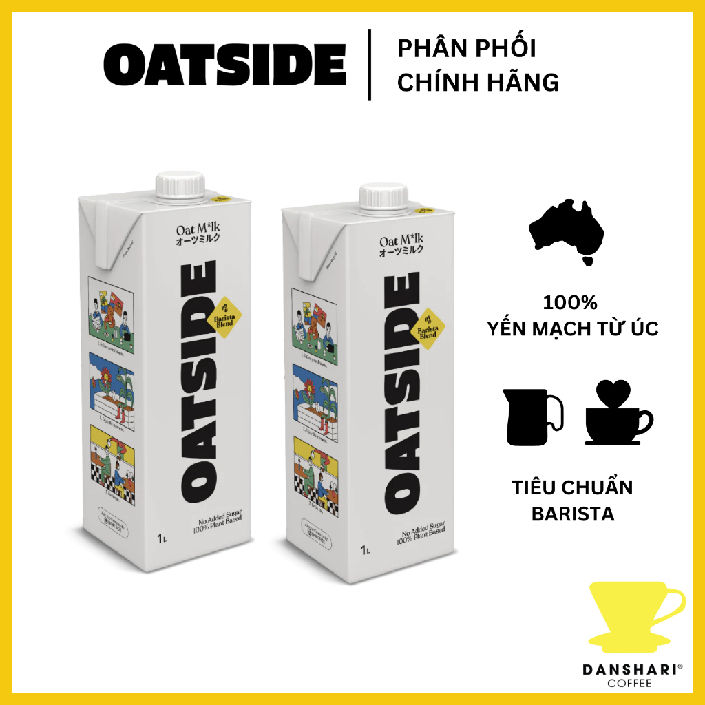 [HSD: T10/2025] Sữa Yến Mạch OATSIDE Barista Oat Milk | Shopee Việt Nam