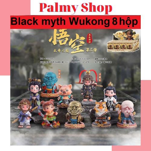 Black Myth: Wukong SET 8 hộp blind box WUKONG hot nhất 2024 nhân vật ...