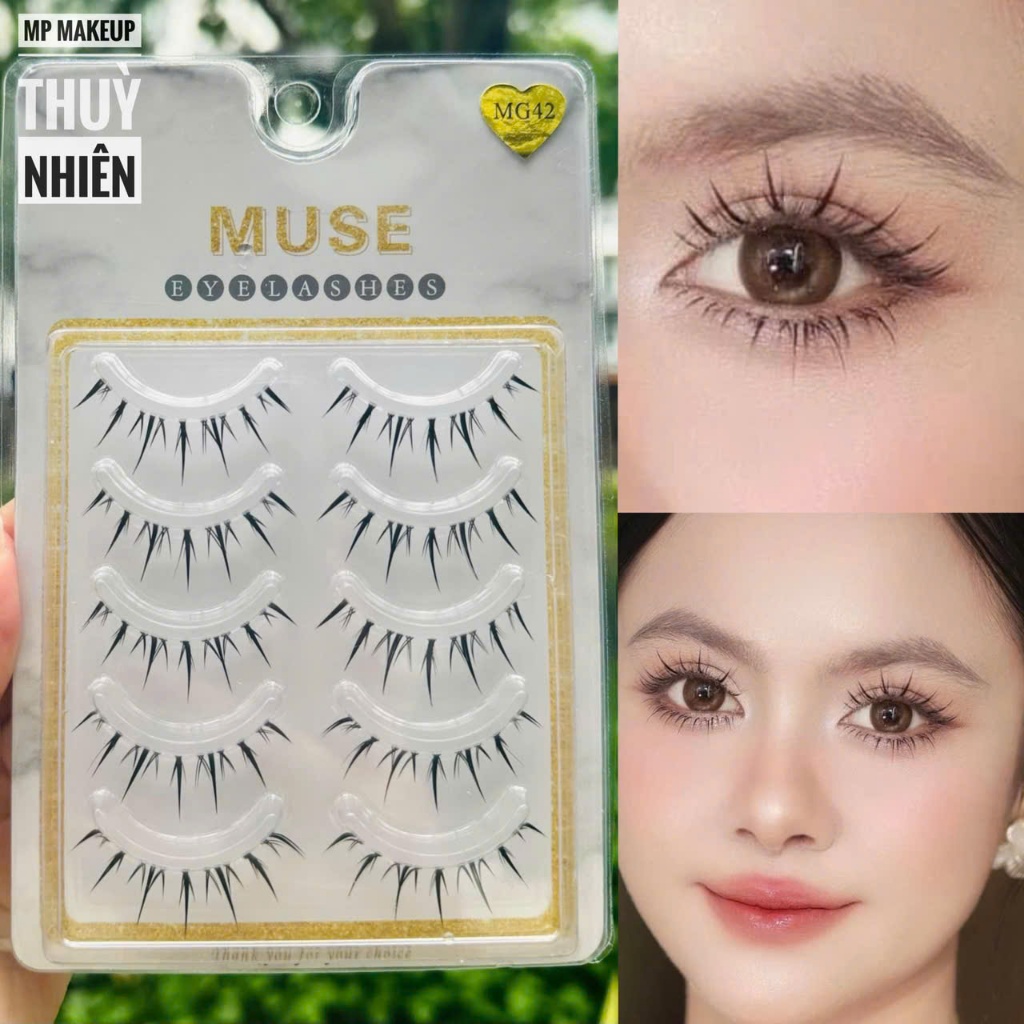 MG42 /Lông mi MUSE - Mi gân trong đẹp dành cho cô dâu | Shopee Việt Nam
