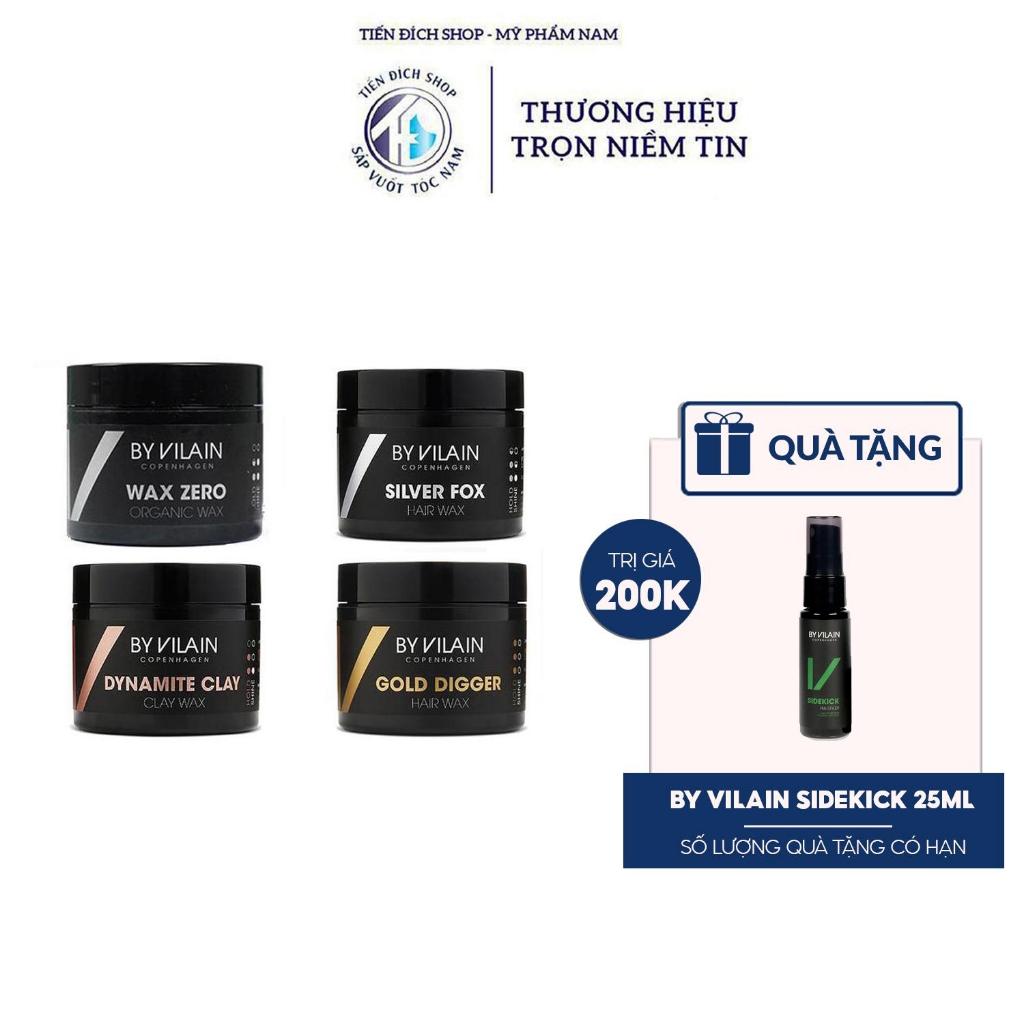 Sáp vuốt tóc By Vilain 65gr từ ĐAN MẠCH | GOLD DIGGER DYNAMITE CLAY ...